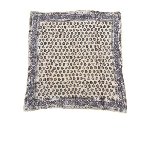 Handcrafted | Accessories | Vintage Handcrafted Block Print Floral ...